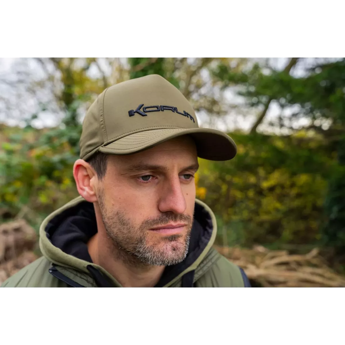 Czapka Korum Olive Waterproof Cap | Sklep wędkarski Drapieżnik