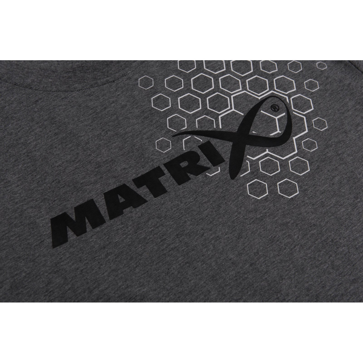 Koszulka Matrix Hex Print T-Shirt Grey - roz. L | Sklep wędkarski ...