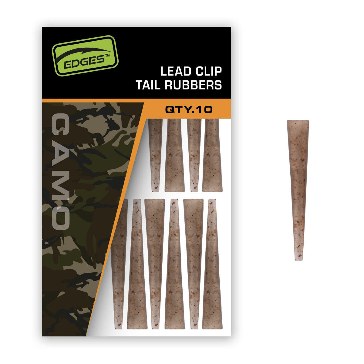 Fox Edges Camo Lead Clip Tail Rubbers | Sklep wędkarski Drapieżnik